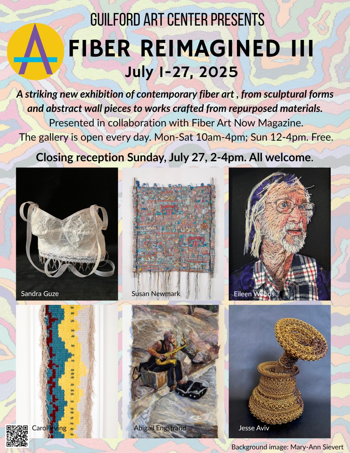 Fiber Art Gets a Bold New Look at Guilford Art Center: "Fiber ...